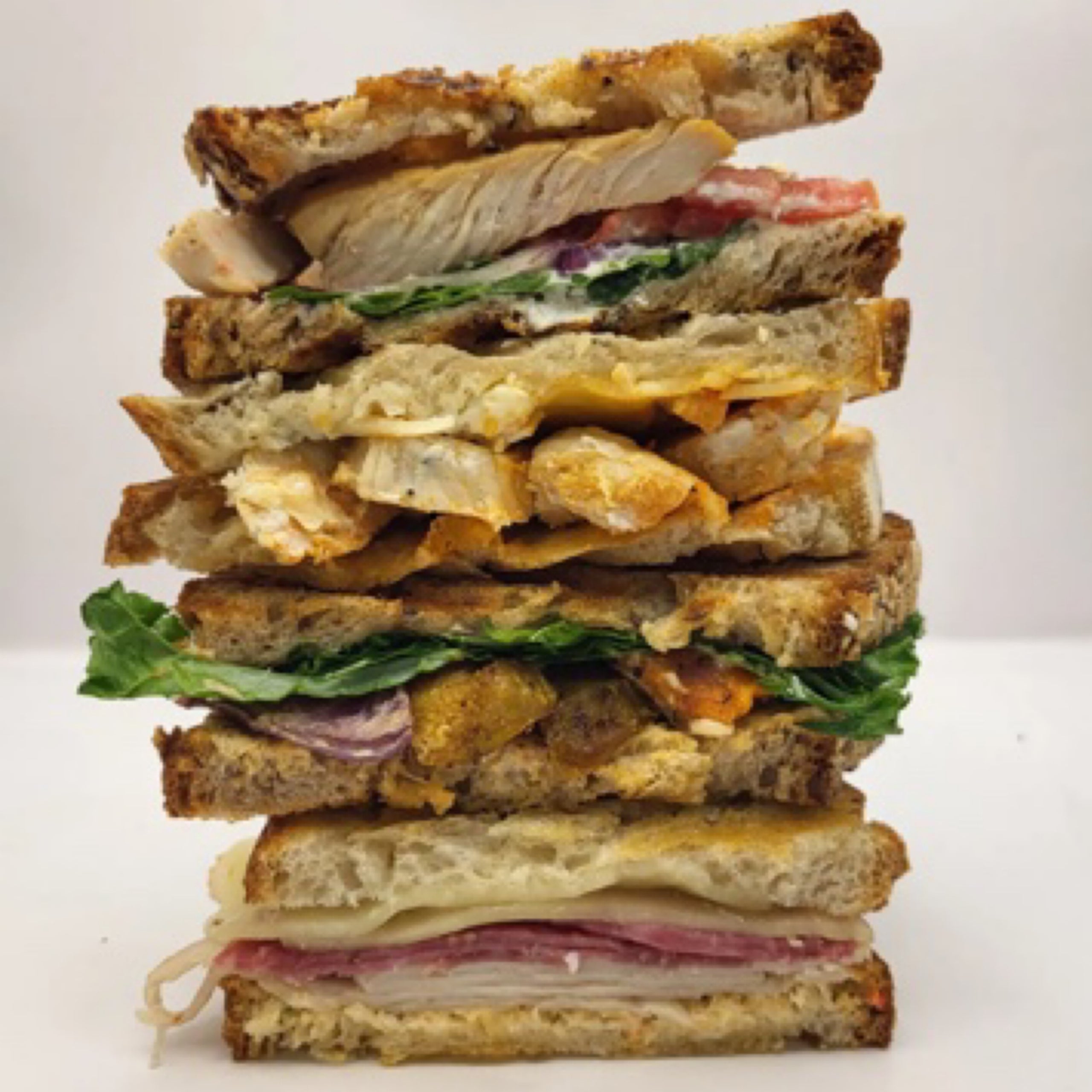 Panini Buffalo Chicken: Sourdough w/ Marinated Grilled Chicken, Hot ...