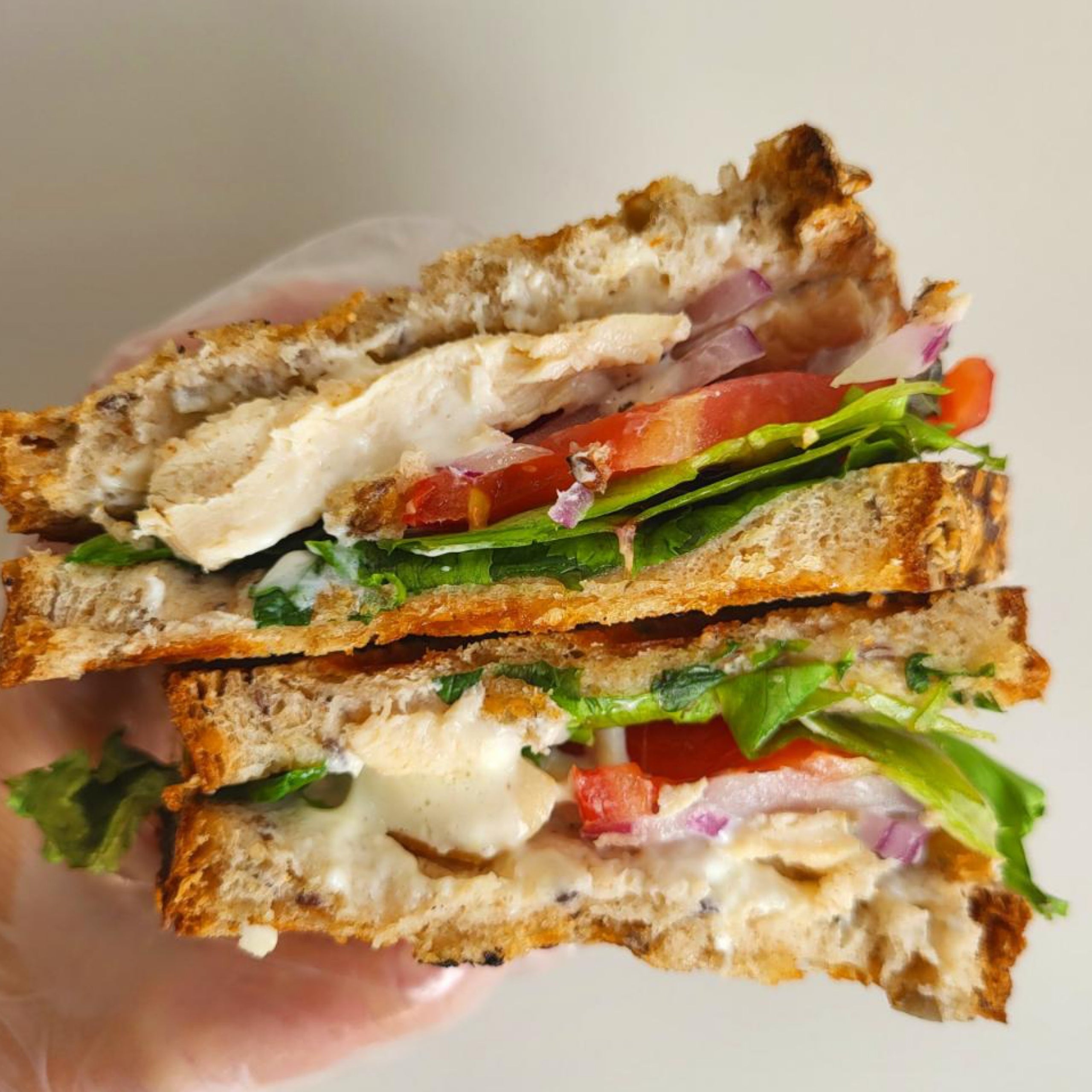Greek Chicken Pressed Panini | Holmestead Harvest