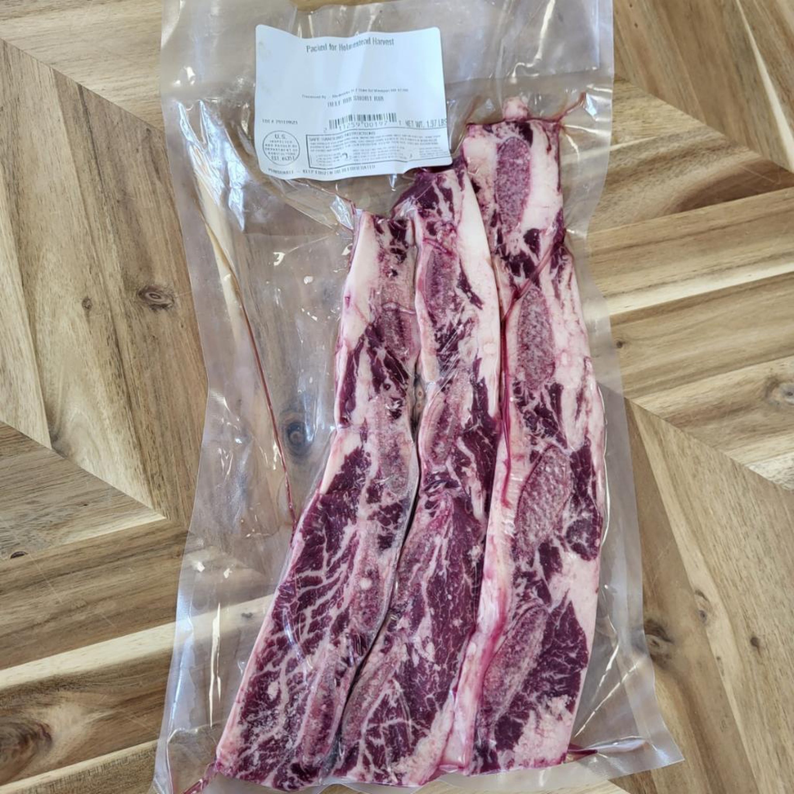 Beef: Short Ribs HH | Holmestead Harvest