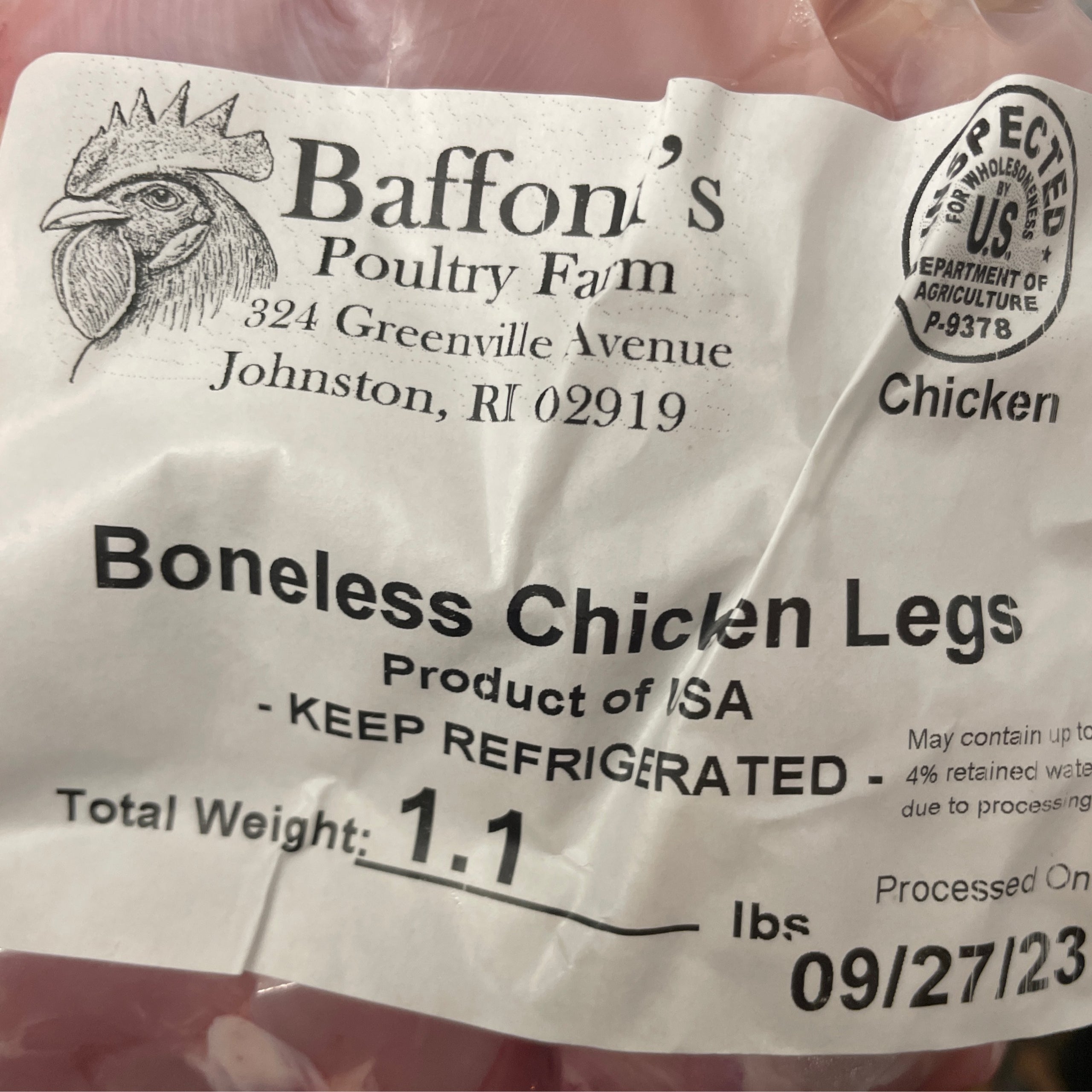 Chicken Boneless Legs | Holmestead Harvest